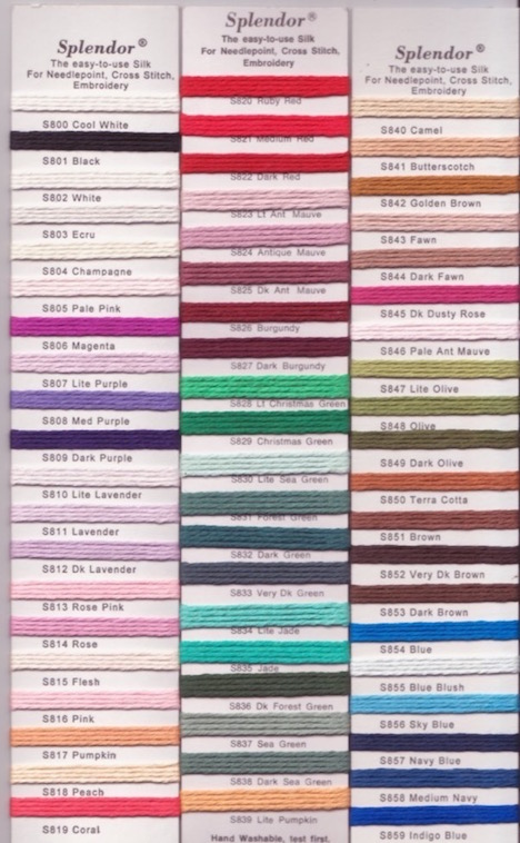 Rainbow Gallery - Splendor Colors #800-874 - Needle Nook