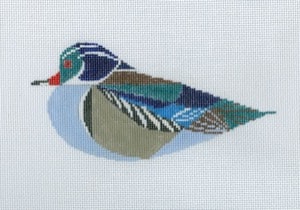 Charley Harper Needlepoint - Wood Duck - Needle Nook