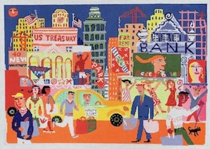 Birds of a Feather - City Scene - Needle Nook