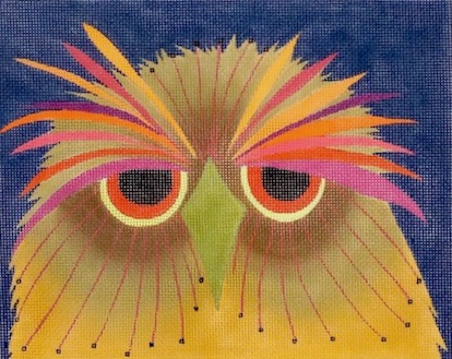 Zecca Needlepoint Designs - Screech Owl - Needle Nook
