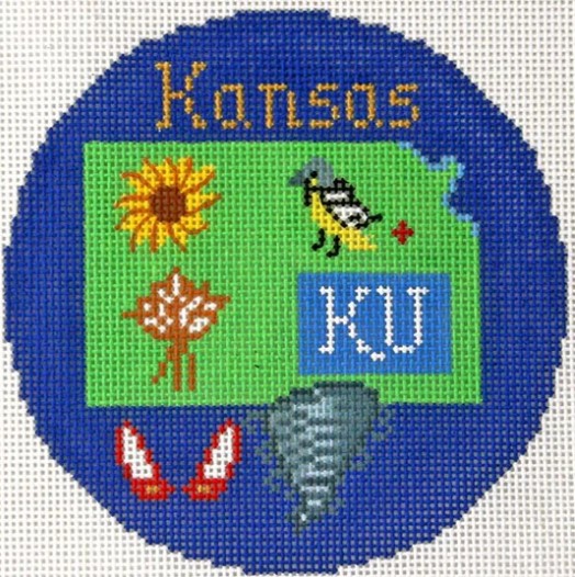 Silver Needle - Kansas Ornament - Needle Nook