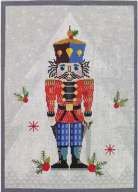 Love You More Needlepoint Designs - Nutcracker with Tree - Needle Nook