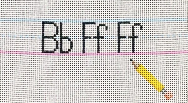 Patti Mann Needlepoint - Paper & Pencil, BFF - Needle Nook