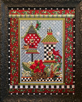 Kelly Clark Needlepoint - Winter Birdhouse - Needle Nook
