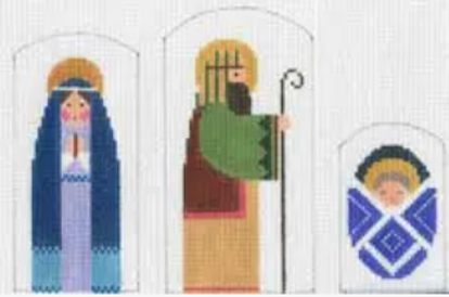 Shelly Tribbey Designs - The Holy Family (set of three) - Needle Nook